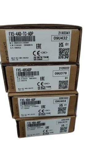 Plastic Mitsubishi Make Analog Input Card FX5 4AD TC ADP For Industrial At 15500 Piece In