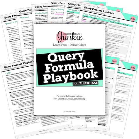 Download The Query Formula Playbook For Quickbase