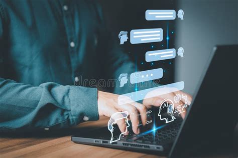 Chatbot Chat With Ai Artificial Intelligence Man Using Technology Smart Robot Ai Artificial