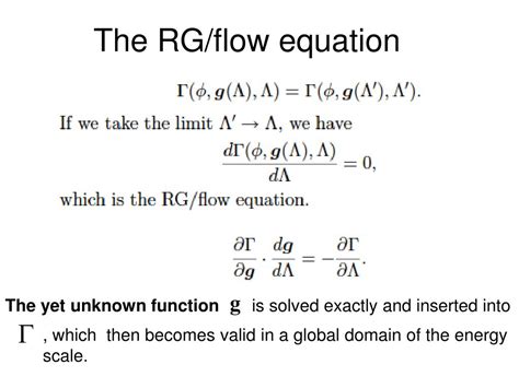Ppt Application Of The Renormalization Group Method For The Reduction Of Transport Equations