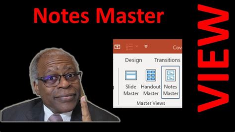 Using Notes Master View In Powerpoint Youtube