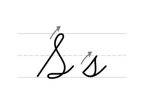 Cursive S Free Cursive Writing Worksheets For Small And Capital S