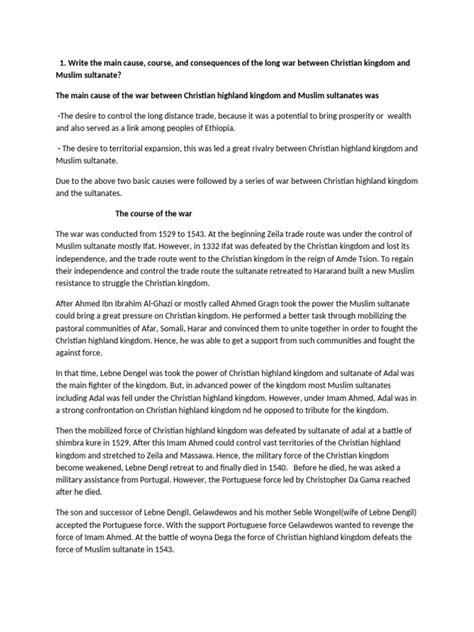 History Assignment S Pdf