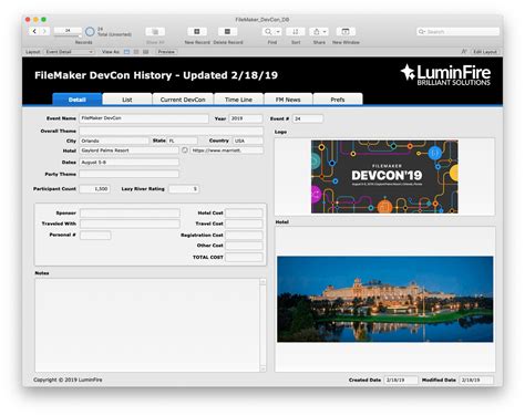 FileMaker DevCon Developer Conference In Orlando LuminFire