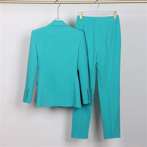 Latest Fashion Cotton Solid Color Blazer Set For Women 3 Piece Set