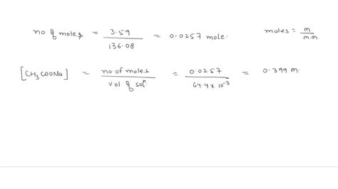 Solved Data Table 4 Buffer System Calculations Forthe Original Buffer Solution Gnding Point