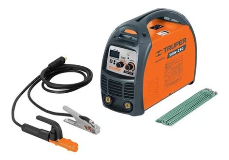 Soldadora Inversora 250 A Truper 17411 Color Naranja Meses Sin Interés