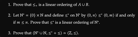 Solved Problem Let A B Be Two Weak Linear Orderings Of Chegg