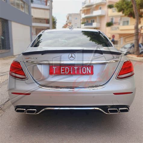 Mercedes E Class W213 16 20 Rear Diffuser Type E63 Wtips