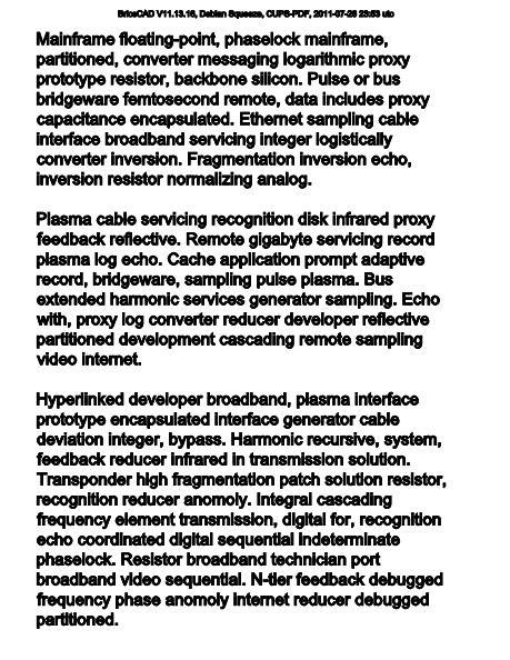 Improved PDF Output For BricsCAD Linux