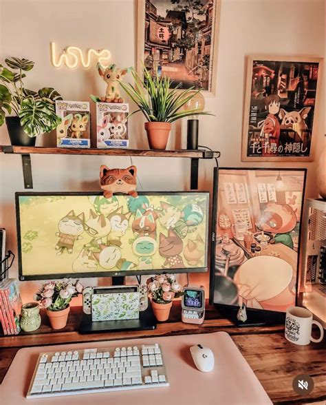 Cozy Desk Setup For Gamers