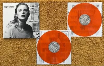 Taylor Swift 2017 Reputation Exclusive Orange Fye Vinyl 2 Lp New Nos
