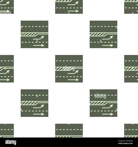 Autobahn Pattern Seamless Background Texture Repeat Wallpaper Geometric Vector Stock Vector