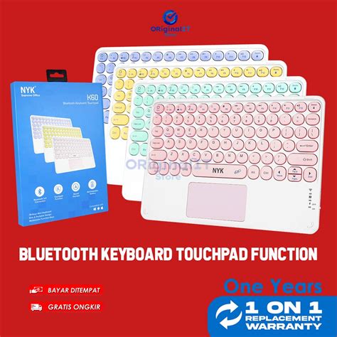 Jual Bluetooth Keyboard Touchpad Nyk K60 Shopee Indonesia