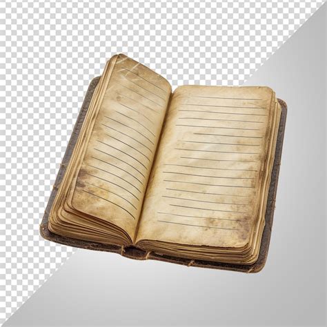 Old Notebook Premium AI Generated PSD