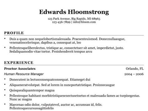 Standard Resume Format Word File Resume Format Word Dandilyonfluff Com