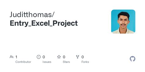 Github Juditthomasentryexcelproject