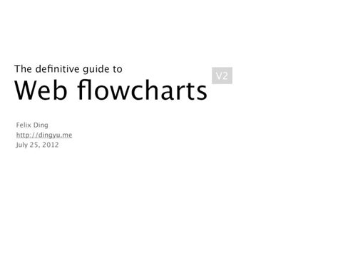 Pdf The Definitive Guide To Web Flowcharts Dokumentips