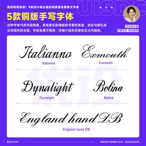 告别商用焦虑！9 类设计师必备的高质量英文字体 优设网 学ai设计上优设