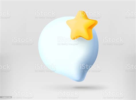 황금 별 등급의 음성 구름 3d 벡터 일러스트 레이 션 등급매기기에 대한 스톡 벡터 아트 및 기타 이미지 등급매기기 별 3차원 형태 Istock