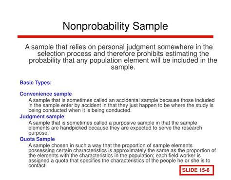 PPT Sampling Basics Nonprobability And Simple Random Samples PowerPoint Presentation ID