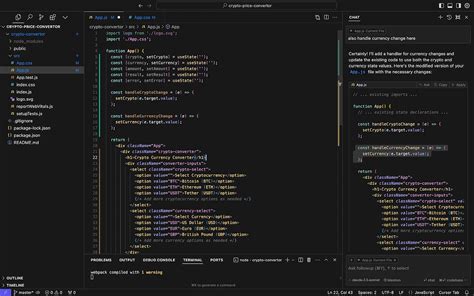 How To Use Cursor Ai To Build A Crypto App Coingecko Api
