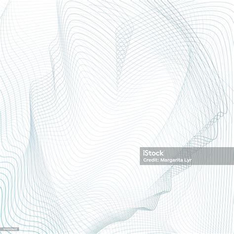 라인 아트 디자인을 추상화 합니다 밝은 파란색 회색 흰색 배경에 파도 텍스트 공간을 흔들며 줄무늬 서식 파일 벡터 기술 현대 선
