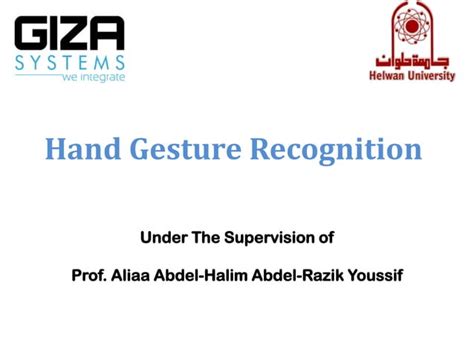 hand gesture recognition pptx computer software and applications