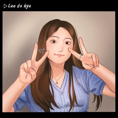 밍꽁 작가 아트머그 추억소장 프로필 사진 인물화 초상화