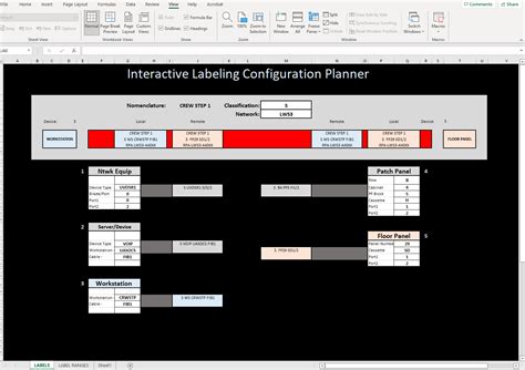 Interactive Labeling Configuration Planner James Porter