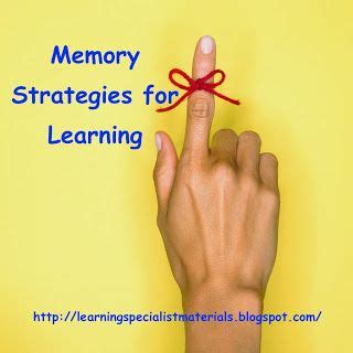 Classroom Freebies Too Memory Strategies Freebie Memory Strategies Learning Strategies