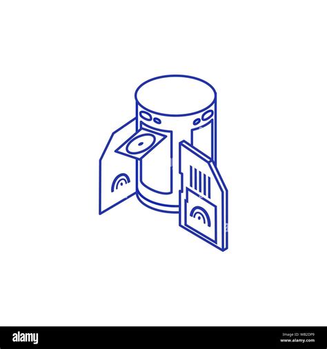 Sd Card Reader Stock Vector Images Alamy