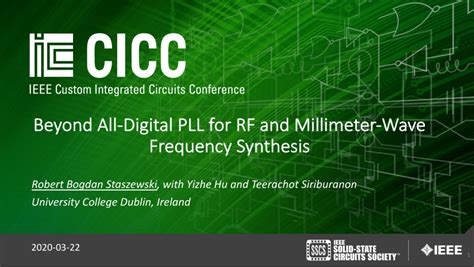 Pdf Beyond All Digital Pll For Rf And Millimeter Wave Frequency Synthesis