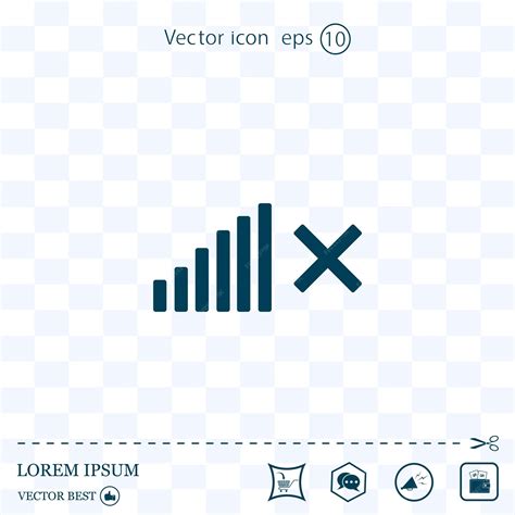 Premium Vector Sound Level Symbol Connection Quality Vector Icon On Background Eps 10