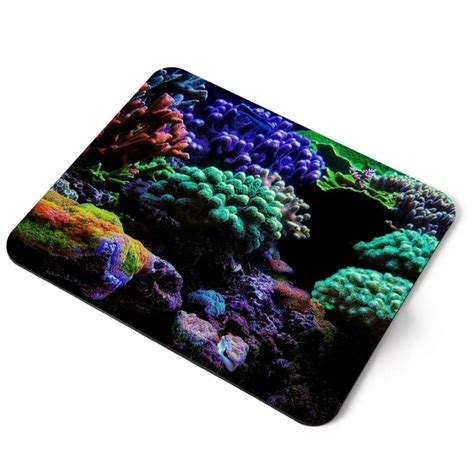Mouse Mat Pad Pretty Coral Reef Fish Aquarium Laptop Pc Desk Office
