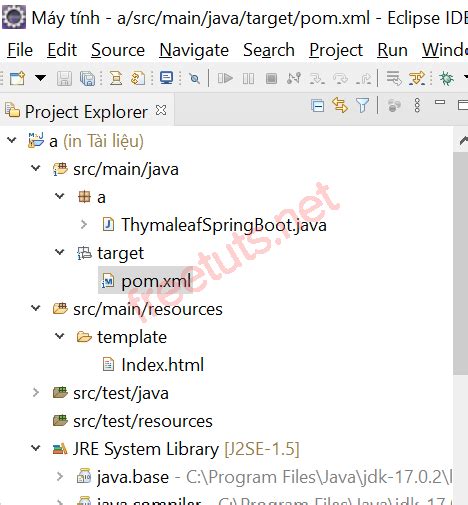 hướng dẫn sử dụng thymeleaf và spring boot trong java