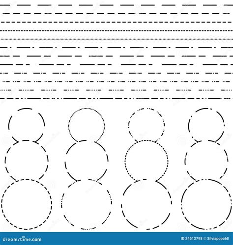 Dotted Line For Cutting Royalty Free Stock Photos Image