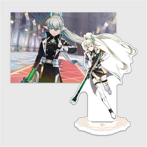 콜라보 [로드 오브 히어로즈 4주년] 아발론 기사단 아크릴 스탠드and포토카드 세트 1 올가