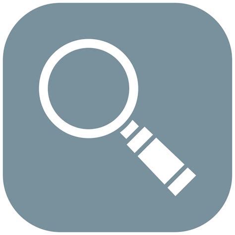 Premium Vector Magnifying Glass Vector Illustration Style