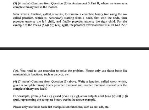 solved 3 4 marks continue from question 2 in