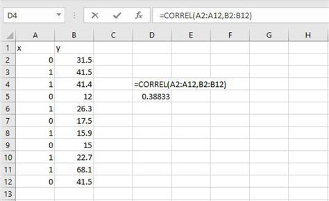 How To Calculate Point Biserial Correlation In Excel Geeksforgeeks