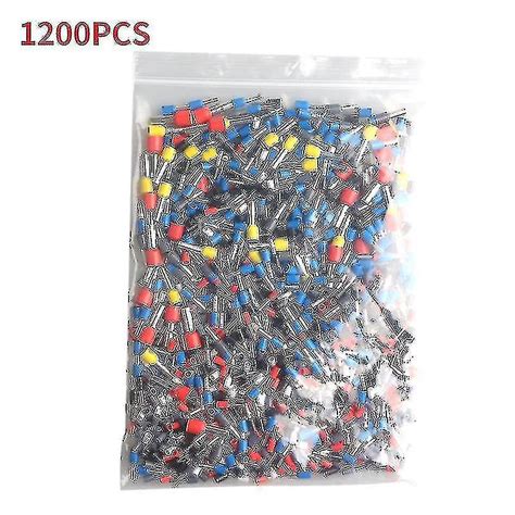 Crimp Ring Tip Insulated Terminal Block Electric Wire Connector Pin
