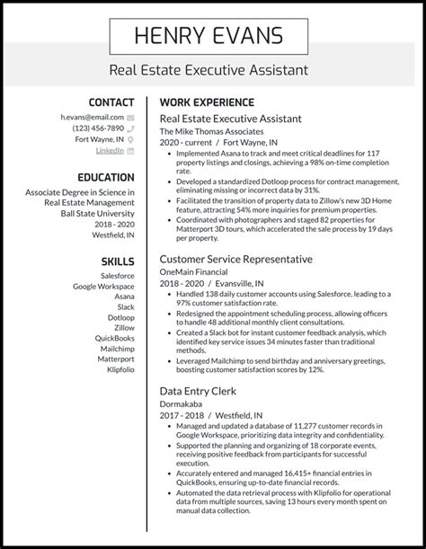 16 Executive Assistant Resume Examples For 2024