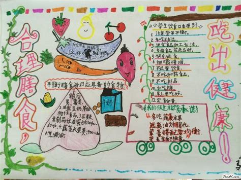 一日三餐营养表手抄报 手抄报图片简单 普车都