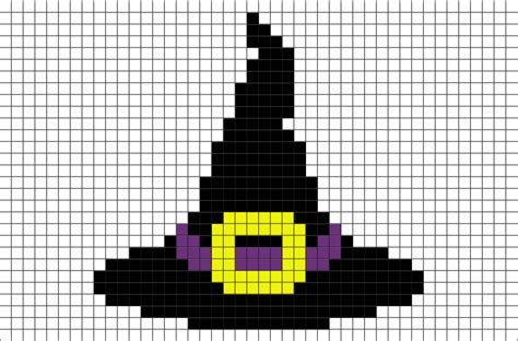 Witch Hat Pixel Art Brik
