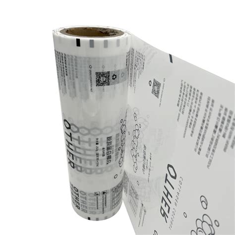 식품 포장용 흰색 플라스틱 판금 필름 롤