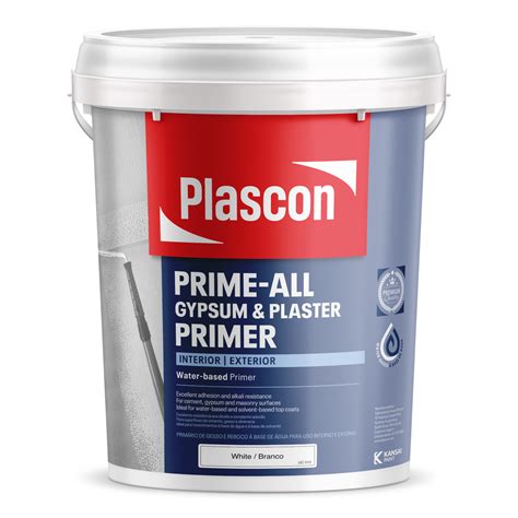 The New Water Based Prime All Gypsum And Plaster Primer From Plascon Helps Your Top Coat Perform
