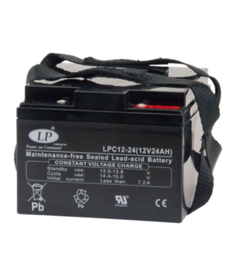 VRLA LPC AGM Accu 12 Volt 24 Ah LPC12 24 T12 Accu Service Holland