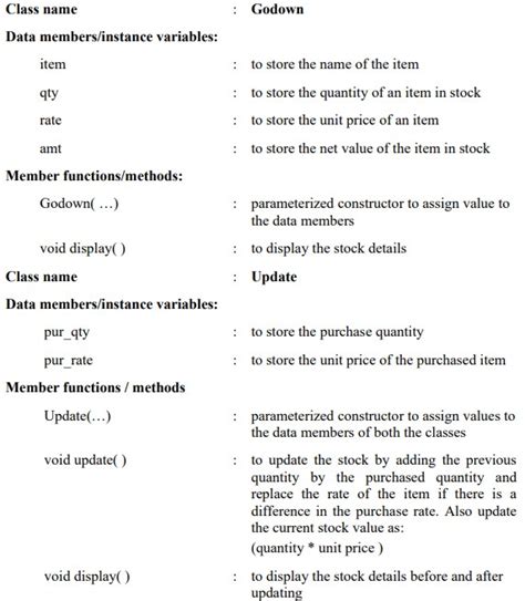 Isc Computer Science Semester 2 Solved Specimen Paper 2022 Class 12