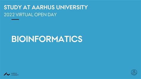 Masters Degree Programme In Bioinformatics